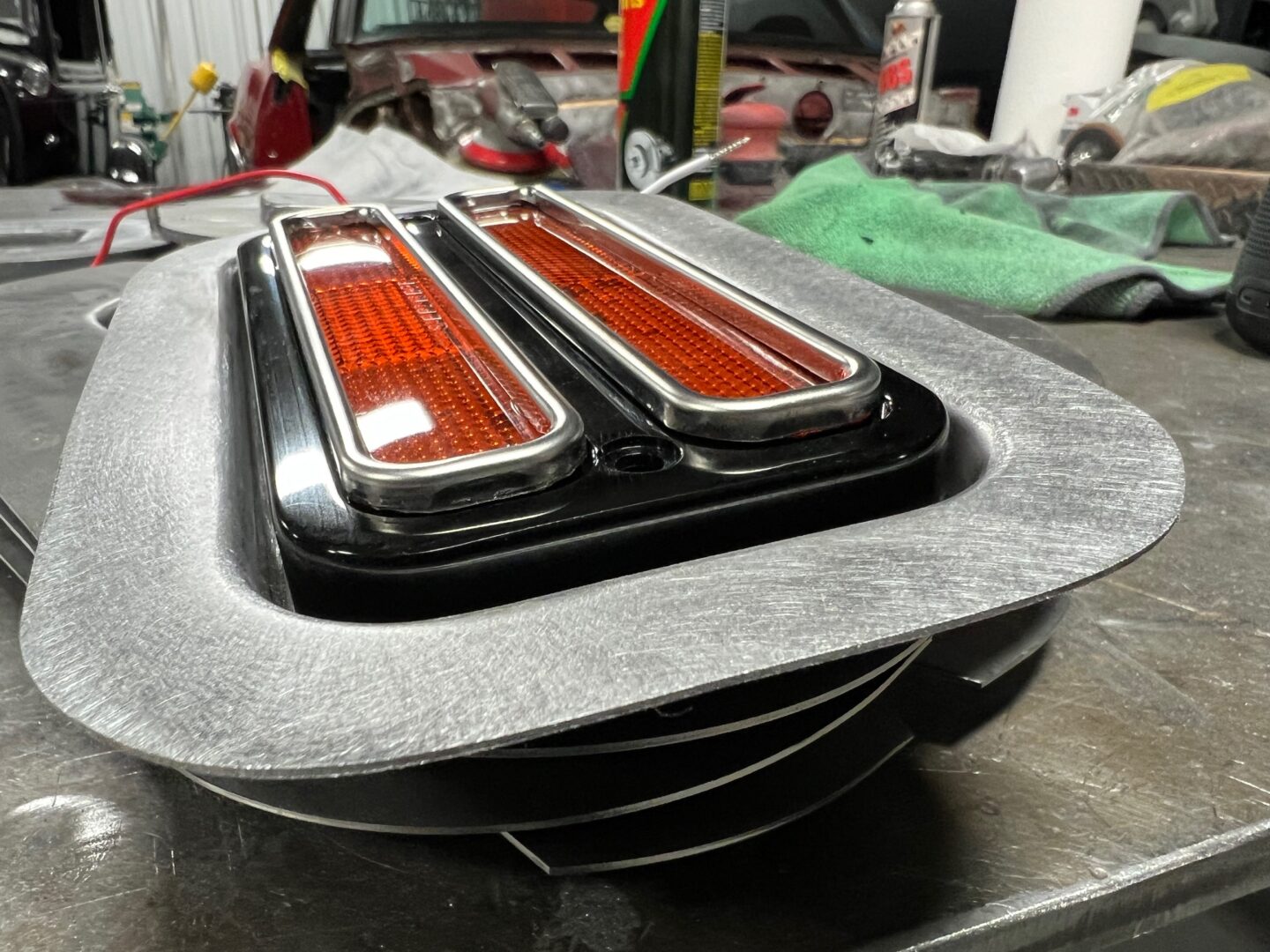 1967 - 1972 C10 Side Marker Lights - Recessed Panels - Custom